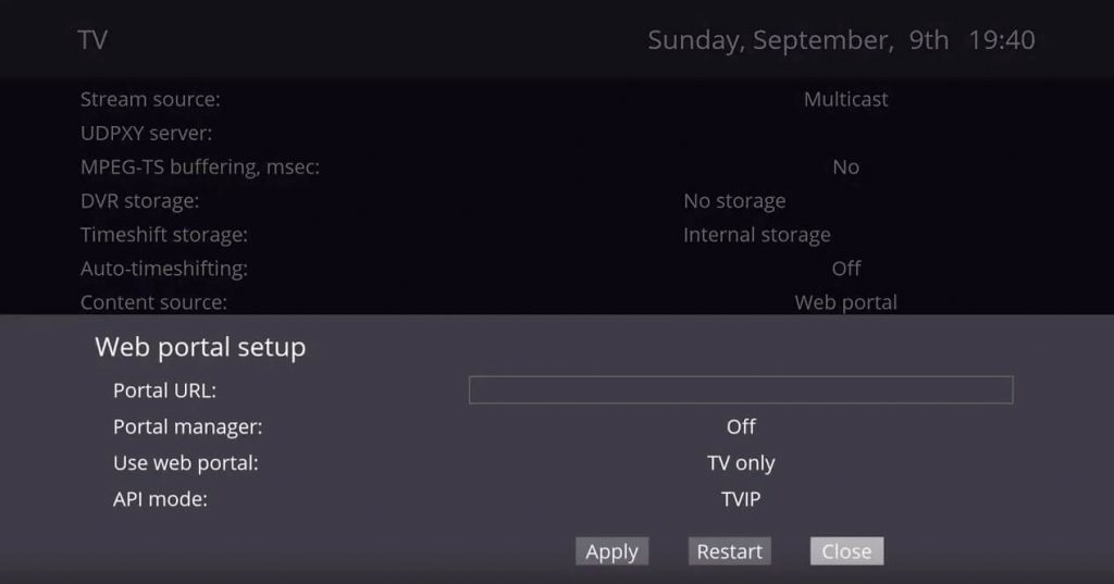 Nordisk IPTV - Instruktioner för TVIP Box